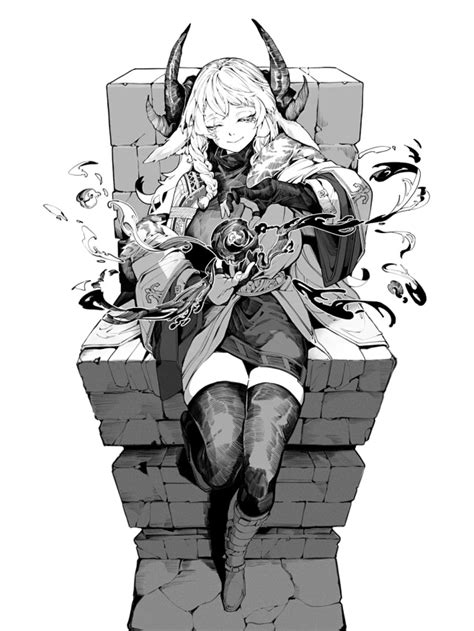 “黑白线稿的魅力”｜插画师mikamuse 哔哩哔哩 Bilibili 花瓣网