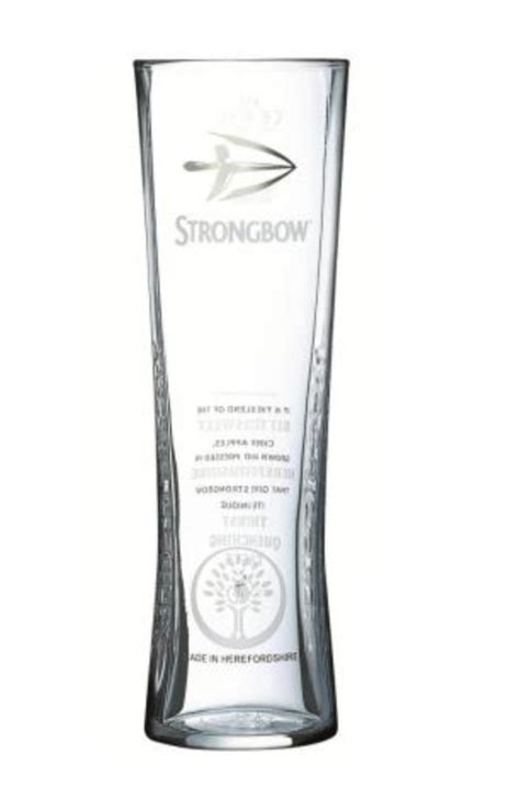 Strongbow Cider Glass Pint20oz Uk Glassware