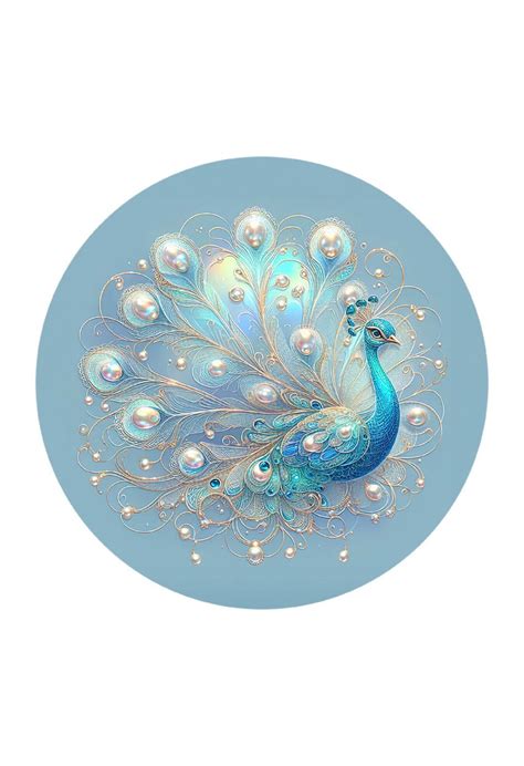 Elegant Peacock Sign Metal Wreath Sign Nature Sign Fancy Peacock