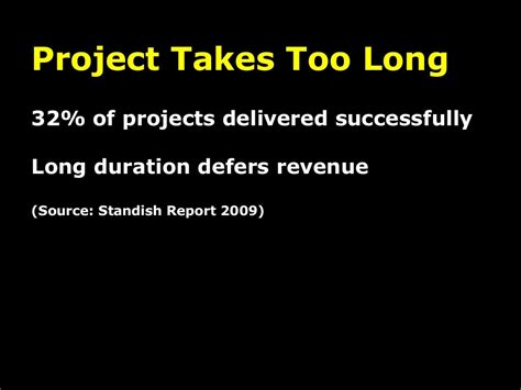 Project Takes Too Long