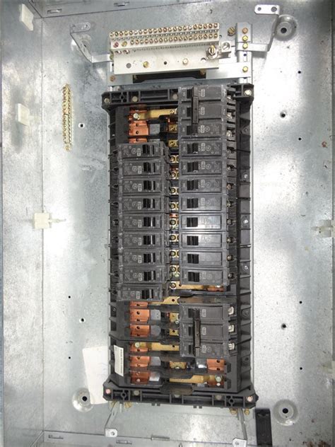 Used Ge A Series Ii Panelboard With Breakers Fuse Breaker Box Ebay