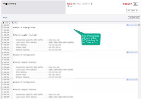log output is empty · issue 7456 · rundeck rundeck · github