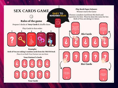 Naughty Sex Cards With Over Activities And Sex Positions Printable Sexy Anniversary Gift