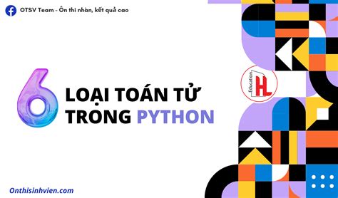 Các loại toán tử trong Python
