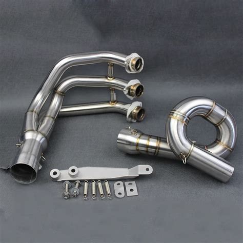 MT09 MT-09 FZ-09 мотоцикл выхлопной глушитель выхлопной трубы труба ...