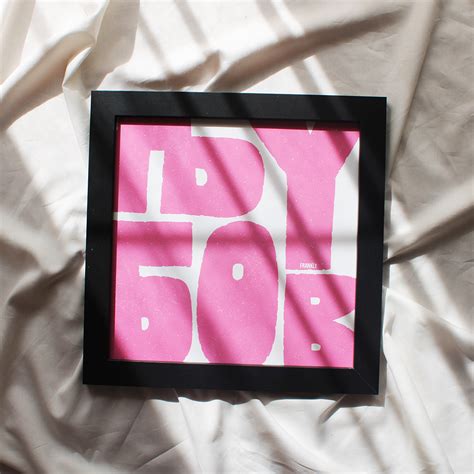 Арт Принт со Рамка Љубов Frankly