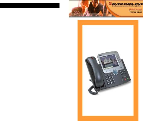 Cisco 7975 Ip Phone Operation And Users Manual Pdf View Download