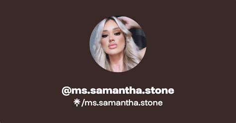 Ms Samantha Stone Twitter Instagram Facebook TikTok Linktree