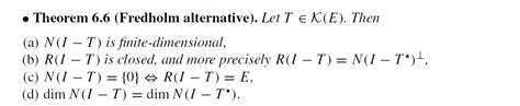 Operator Theory Proof Of Theorem 6 6 In Functional Analysis Of Haim