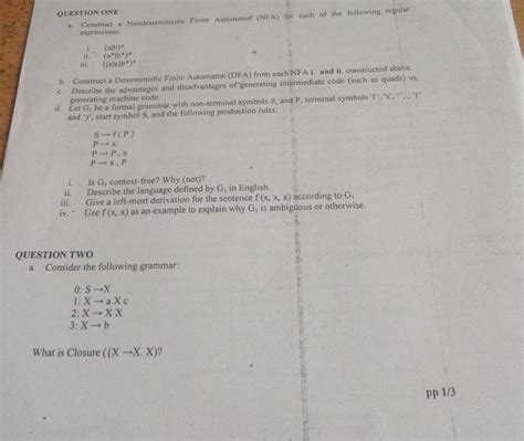 Solved Mrs 3b Compiler Design Is Not Only About Compilers