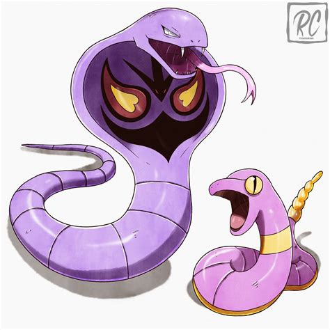 Purple And Yellow Snake Pokemon