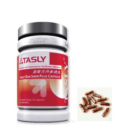 Tasly Kasly Dan Shen Plus Capsule 250mg X 30 Capsules Shopee Singapore
