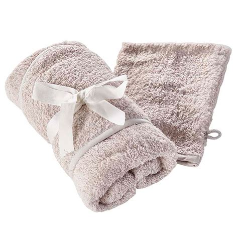 Buy Kinder Valley Hooded Towel And Wash Mitt Grey In Uae Mumzworld