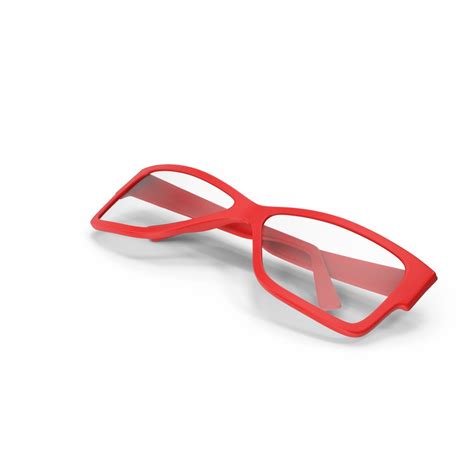 3d Model Red Eyeglasses Turbosquid 2232507