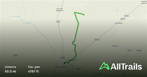 Craters Of Río Cuarto Córdoba Province Argentina Map Guide