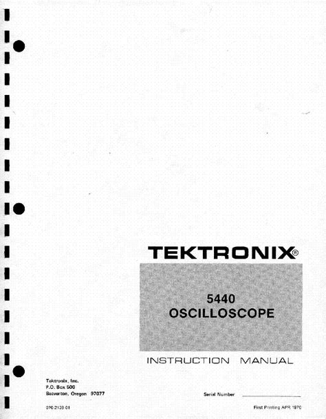 Tektronix 5440 Instruction Sch Service Manual Download Schematics Eeprom Repair Info For