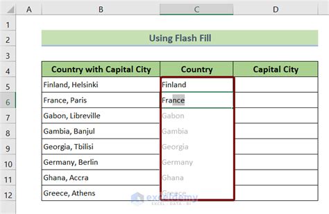 How To Split Column In Excel By Comma 8 Quick Methods Exceldemy