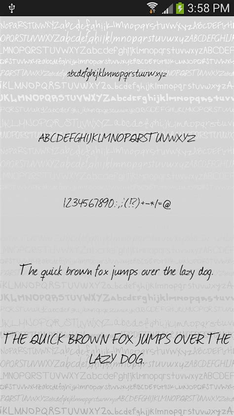Android 용 Handwritten Fonts For Android Apk 다운로드