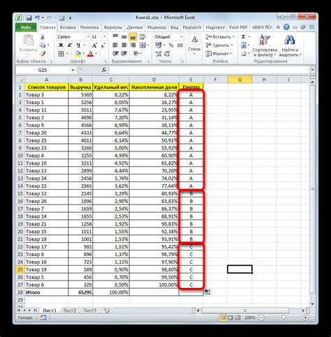 Quickly Do Abc Analysis In Excel Healthy Food Near Me