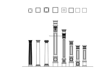 Classical Columns Min Scaled Classic Column Cad Drawing Home Design