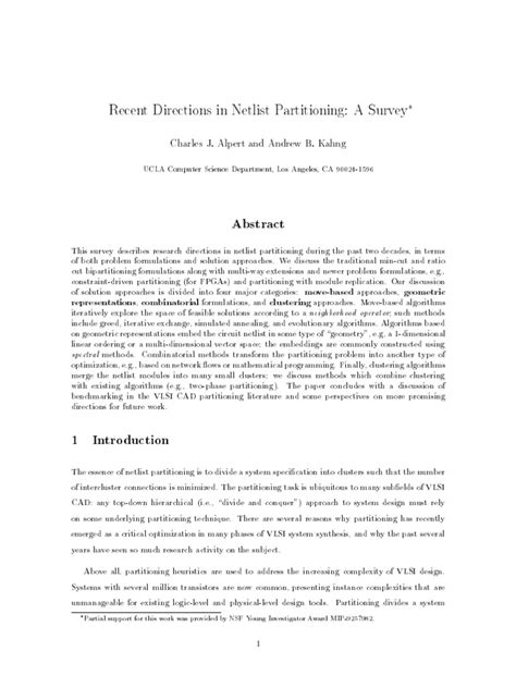 An Efficient Heuristic Procedure For Partitioning Graphs Pdf Field