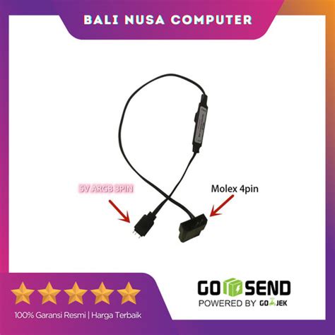Jual Controller Argb 3pin 5v Molex Pc Led Strip Kota Denpasar Bali Nusa Computer Tokopedia
