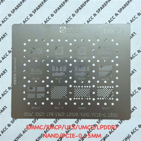 Jual Cetakan Ic Amaoe Emmc 3 Emmc Emcp Ufs Umcp Lpddr Nand