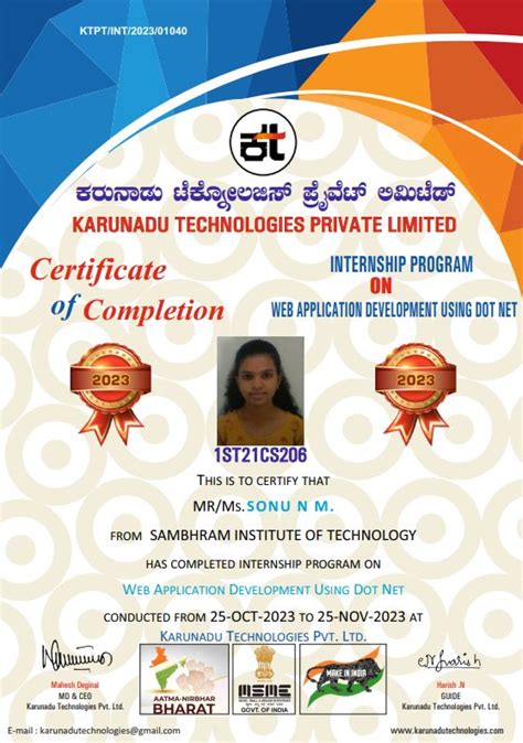 Sonu Nm On Linkedin Excited To Share That Ive Successfully Completed