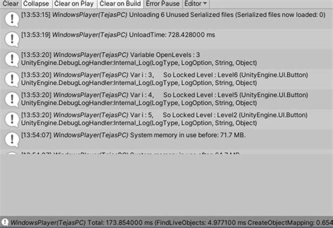 C Unity Scripts Working Fine In Editor But Not In Build Stack