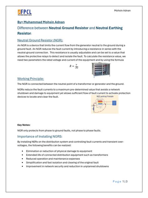 Ngr And Net Pdf Transformer Equipment