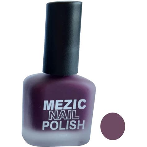 خرید و قیمت لاک ناخن مزیک شماره M211 رنگ بادمجانی حجم 15 میلی لیتر ترب