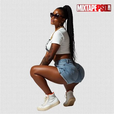 Twerking Hip Hop Model Png 2 Mixtapepsd