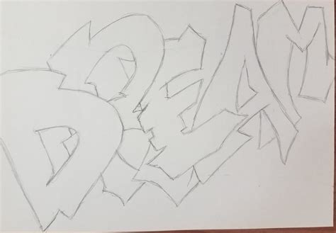 Easy Graffiti Cool Things To Trace Excelente