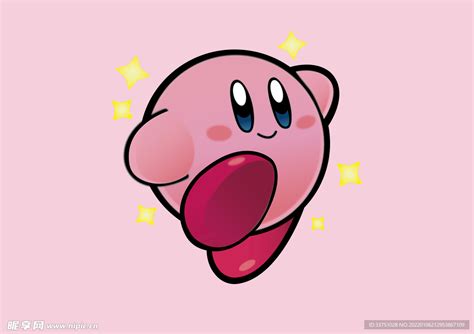 卡通星之卡比设计图动漫人物动漫动画设计图库昵图网