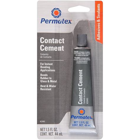 Permatex 25905 12pk Contact Cement 15 Oz Pack Of 12 In The Fiber