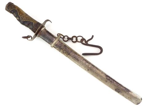 Antique Very Rare Korean Wwii General Staff Officers Dagger Short Sword