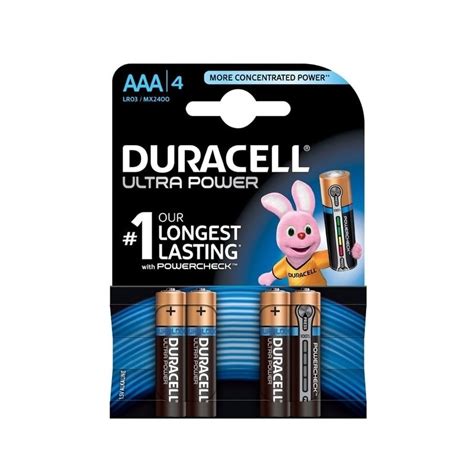 Set Baterii AAA Duracell Bucati Duralock Ultra Power EMAG Ro