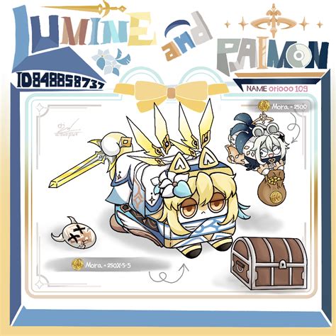 Lumine And Paimon Genshin Impact Hoyolab
