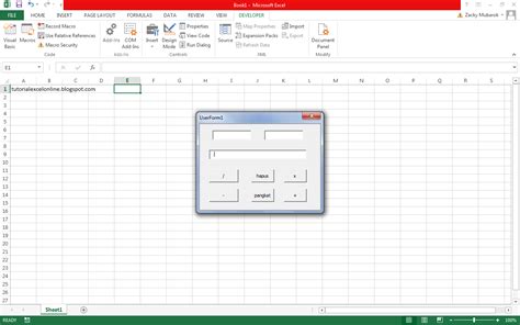 Cara Membuat Kalkulator Menggunakan Microsoft Excel TUTORIAL EXCEL