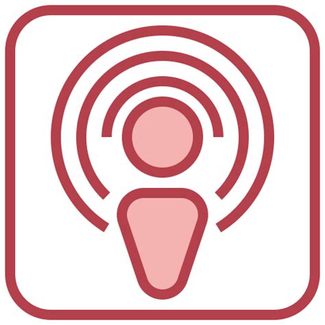 Podcast Surang Red Icon