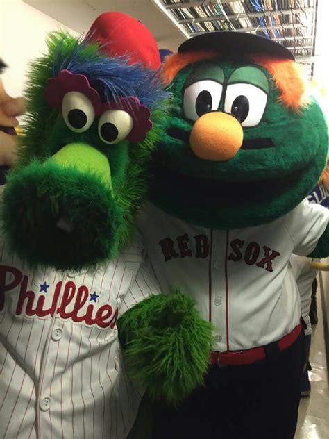 Phillie Phanatic Vs Wally The Green Monster