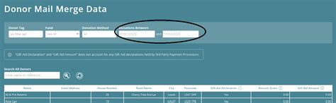 Donor Mailmerge Data Expenseplus Help And Faq
