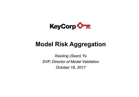 Model Risk Aggregation Ppt