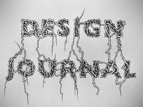 Wooden Typography On Behance