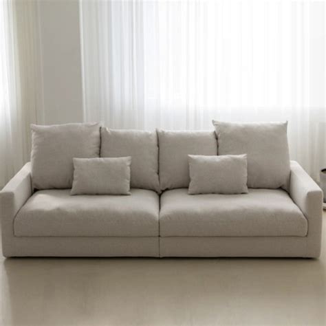 듀커 Dk201 클라우드 모듈 패브릭 소파 4인용 스툴별도 에누리 가격비교