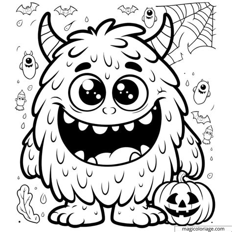 Coloriage Monstre Coloriage Coloriage Halloween A Imprimer Sexiz Pix