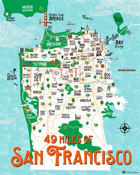 Available Now At Rare Device 49 Miles Of San Francisco Map