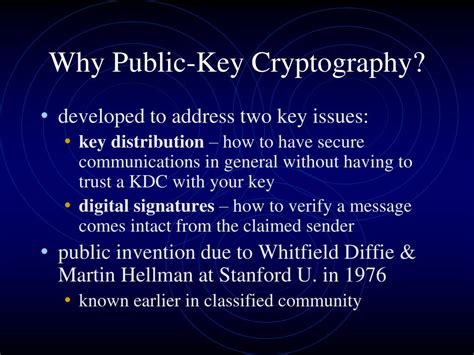ppt public key cryptography and the rsa algorithm powerpoint