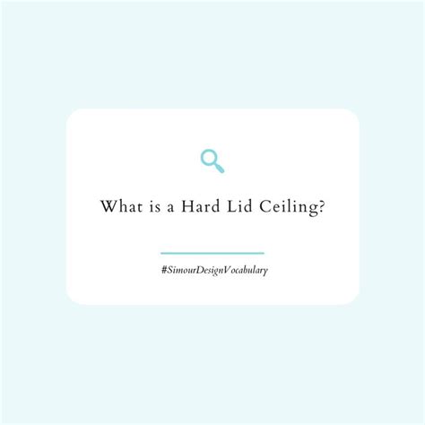 Seamless Hard Lid Ceiling