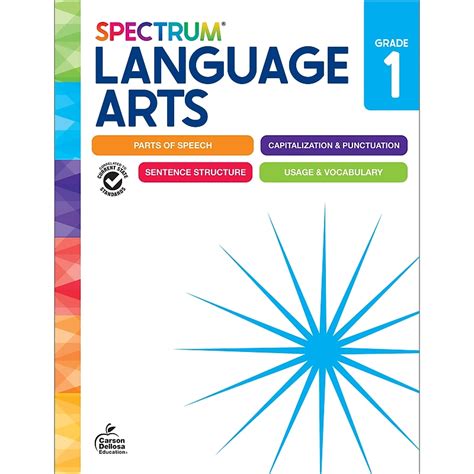 Carson Dellosa Spectrum Language Arts Workbook Grade 1 Image 1